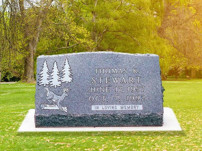 Full Upright and Slant Memorials | Forever Stone Memorials | Forever ...